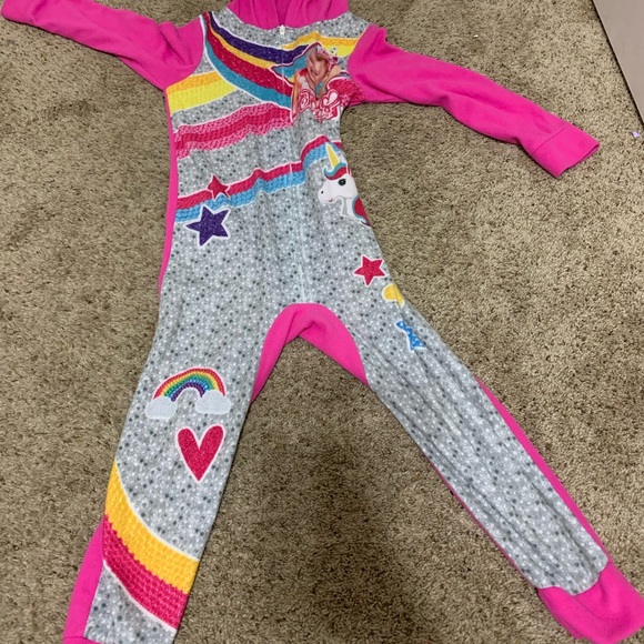 Nickelodeon | Pajamas | Jojo Siwa Onesie Pajama Hoodie Has A Bow | Poshmark